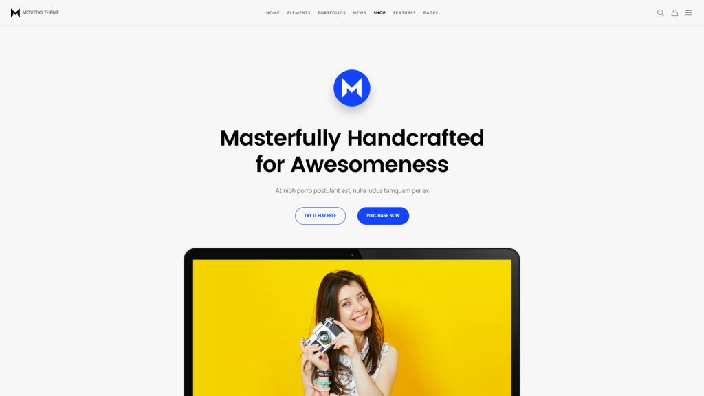 Homepage Creative Business – Movedo Creative Theme