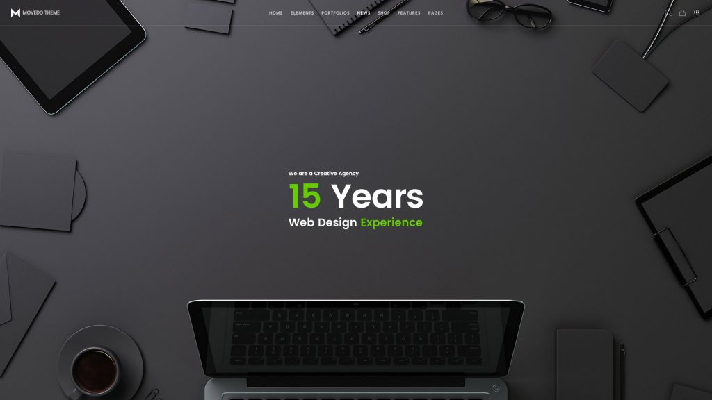 Homepage Classic Business – Movedo Creative Theme